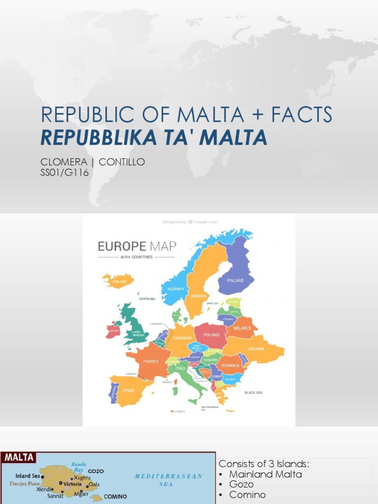 REPUBLIC OF MALTA + Facts (Presentation) | PDF