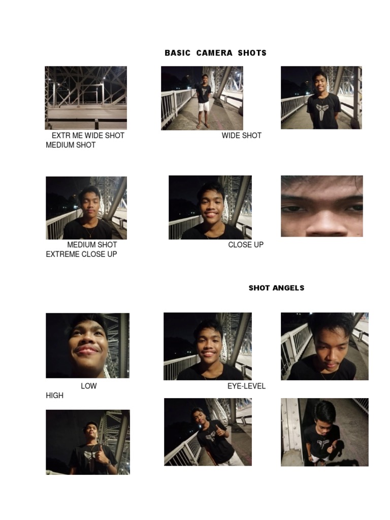 Basic Camera Shots | PDF