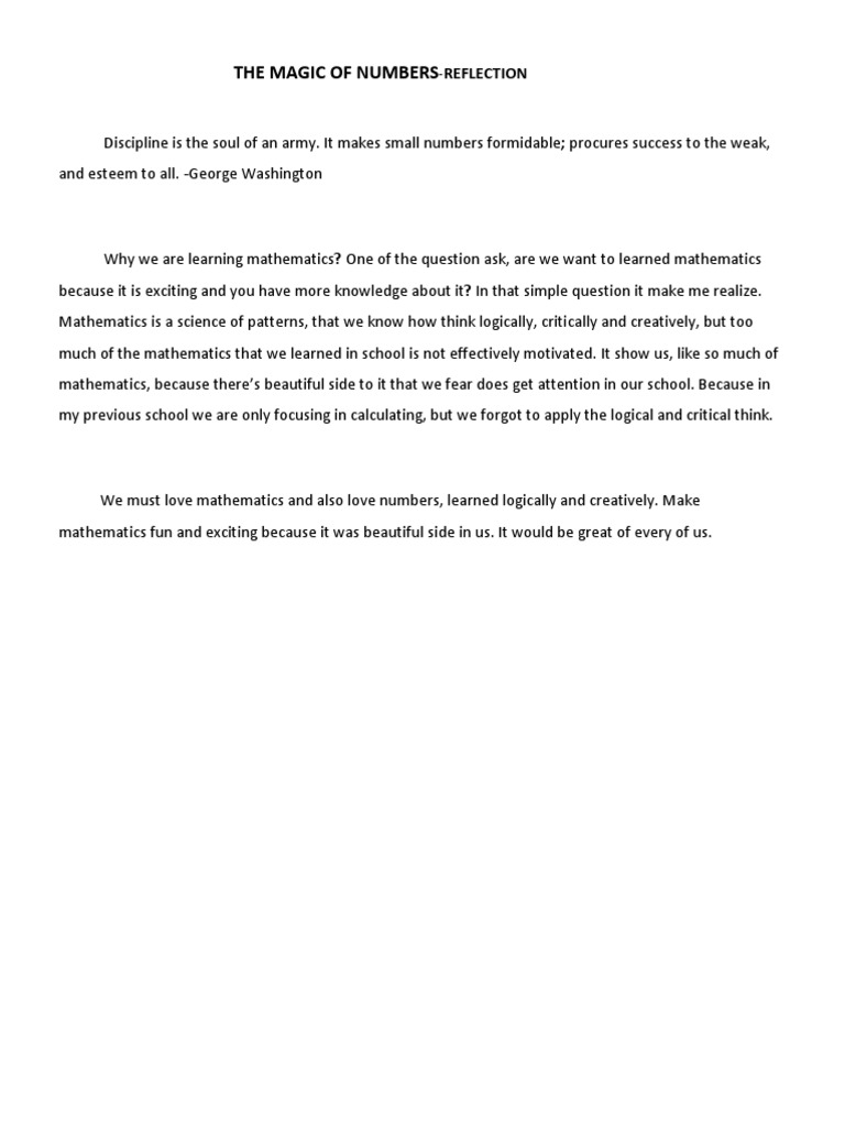 The Magic of Numbers | PDF