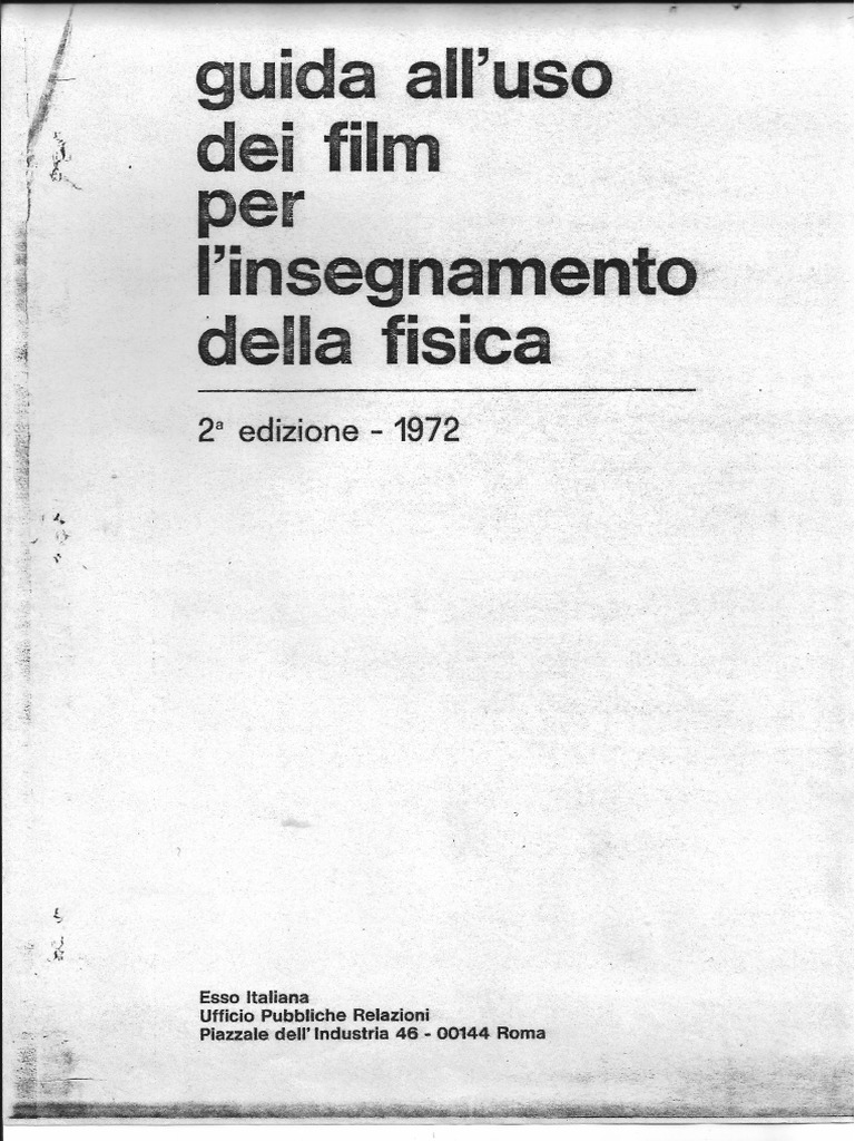 Guida Ai Film PSSC I PDF | PDF