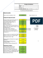 Load Calculation of Steel Handrail | PDF | Structural Load | Pascal (Unit)