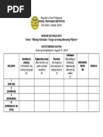 Pamantayan Sa SAYAWIT | PDF