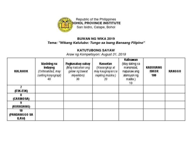 Katutubong Sayaw | PDF