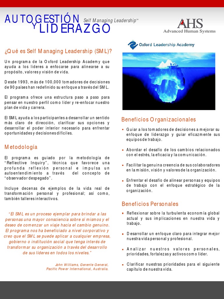 0 SML - Intro | PDF | Liderazgo | Brasil