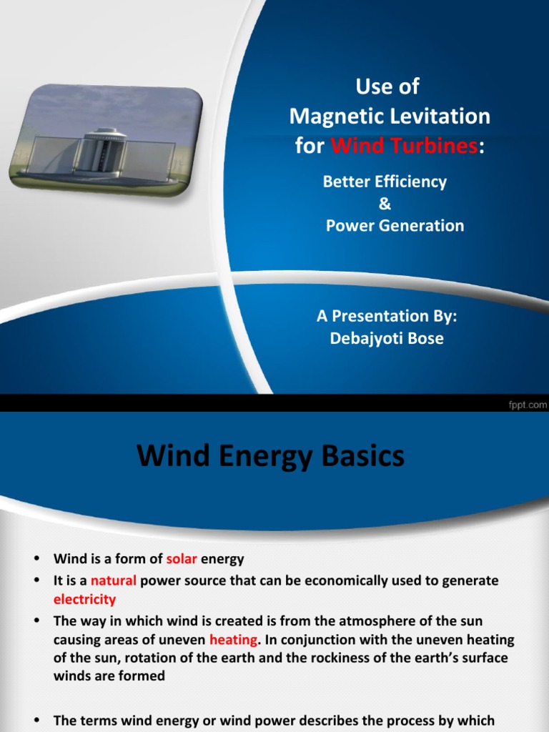 Maglev Wind Turbine Technologies Explained | PDF | Superconductivity ...