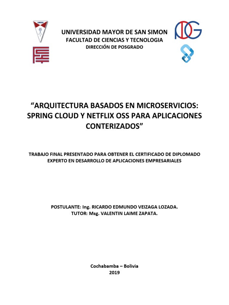 Arquitectura Basados en Microservicios Spring Cloud y Netflix Oss para ...