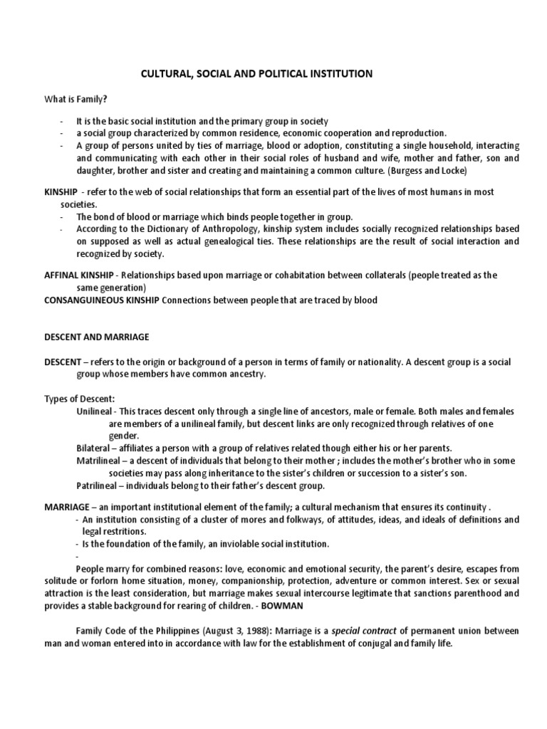 F UCSP11 12HSO IIi 21 | PDF | Kinship | Marriage