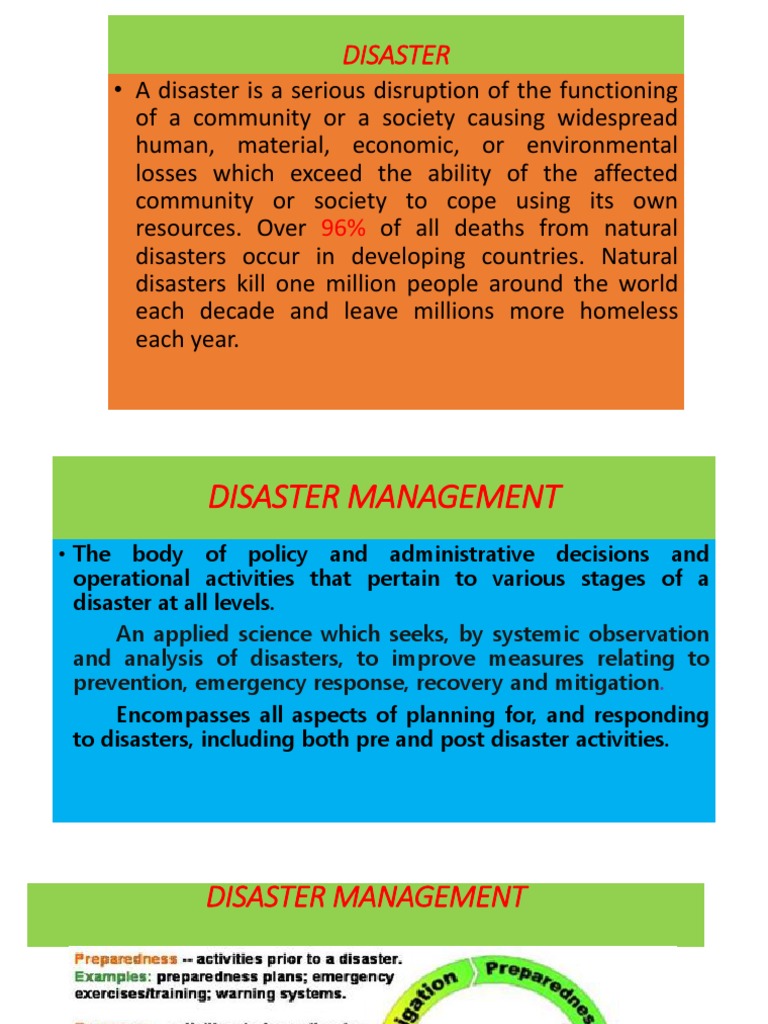 Understanding Disaster Management Basics | PDF | Emergency Management ...