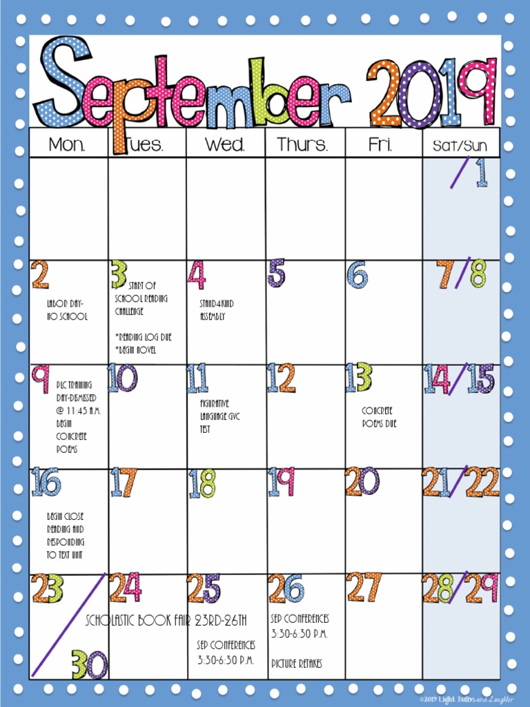 School Reading Challenge Schedule | PDF