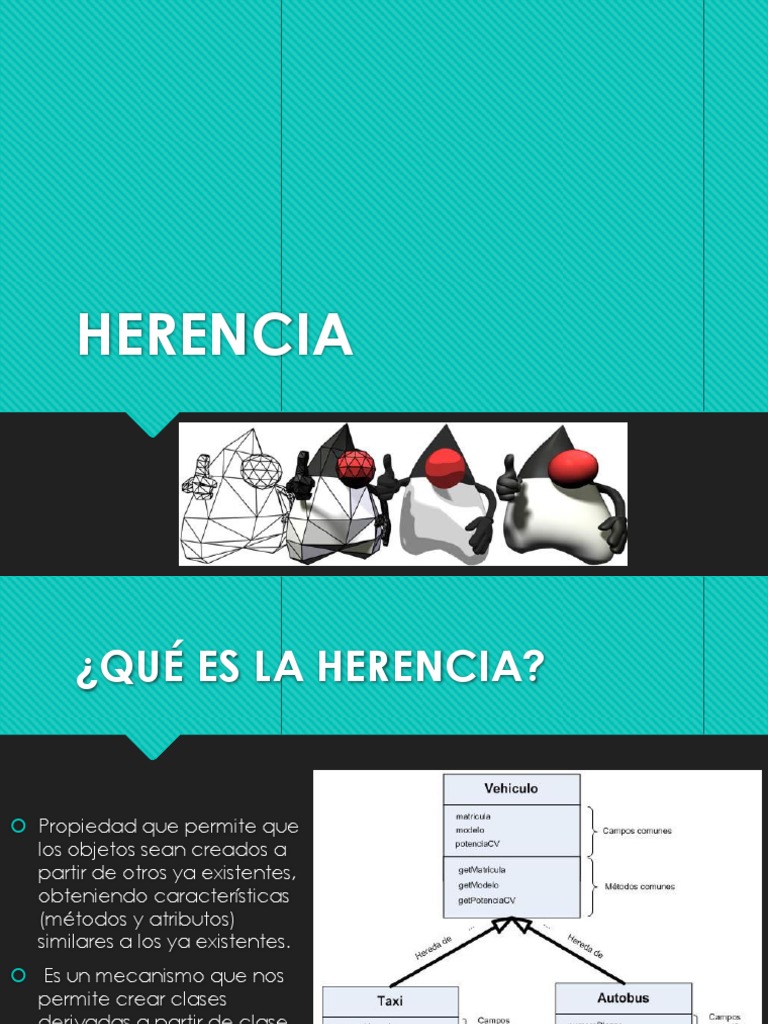 Introducción a la Herencia en POO | PDF | Herencia (Programación ...