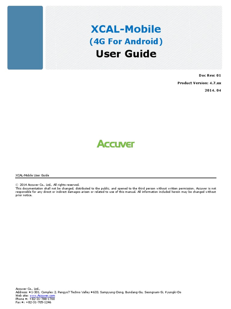 Xcal | PDF | High Speed Packet Access | 3 G