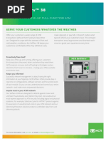 NCR SelfServ 27 Datasheet | PDF | Automated Teller Machine | Manufactured Goods