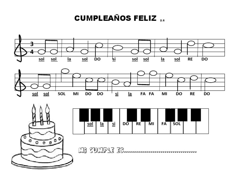 Cumpleaños FELIZ PIANO | PDF | Composiciones Musicales | Melodía Cumpleaños FELIZ PIANO | PDF | Composiciones Musicales | Melodía