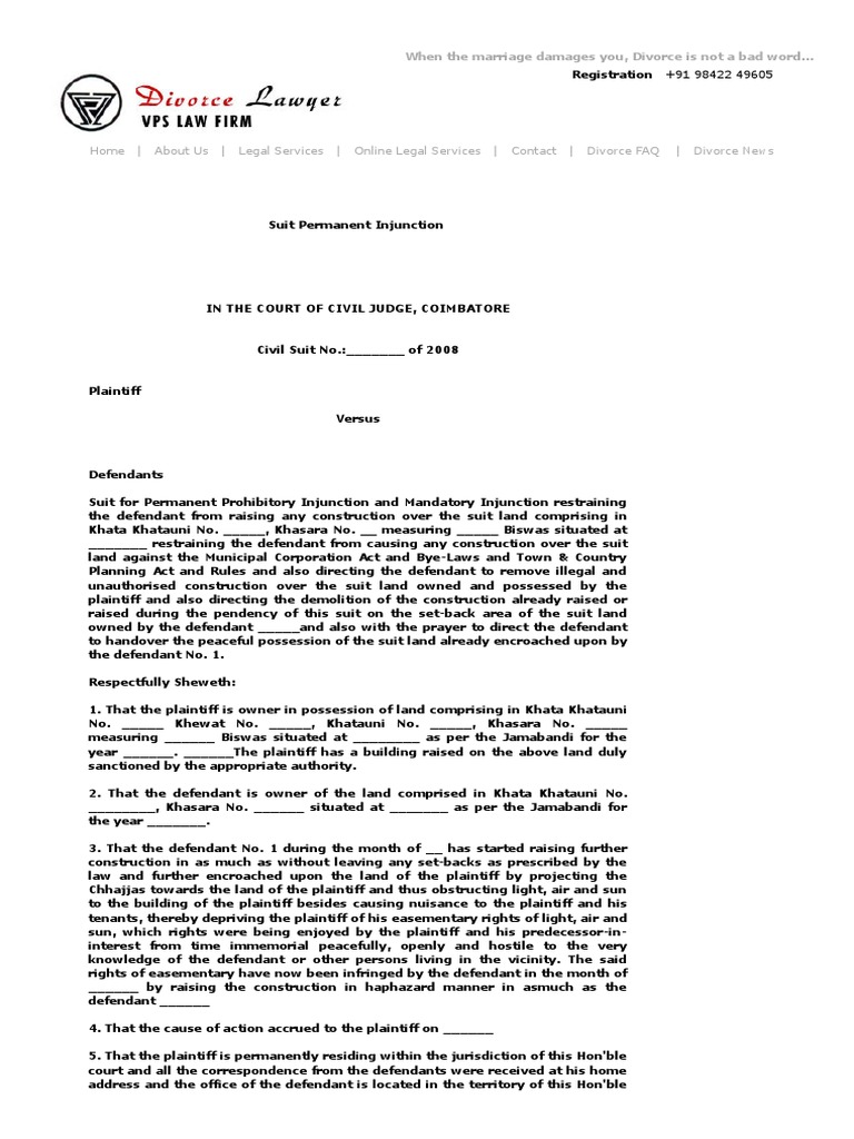 Injunction | Download Free PDF | Injunction | Lawsuit