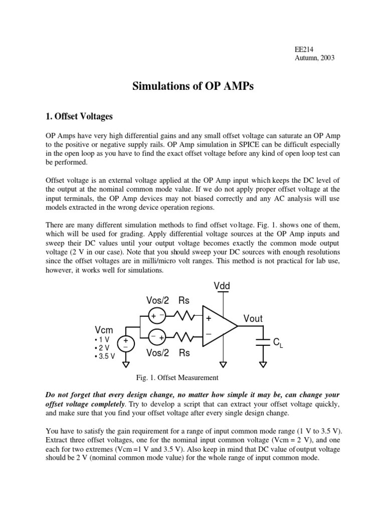 Simulation Op Amp 03 | PDF | Amplifier | Operational Amplifier