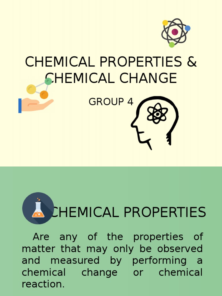 Chemical Properties & Chemical Change | PDF