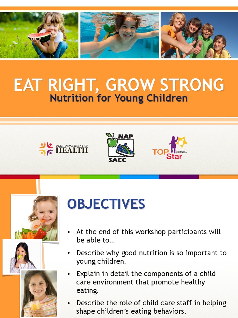 Eat Right, Grow Strong: Nutrition For Young Children | PDF | Vegetables ...