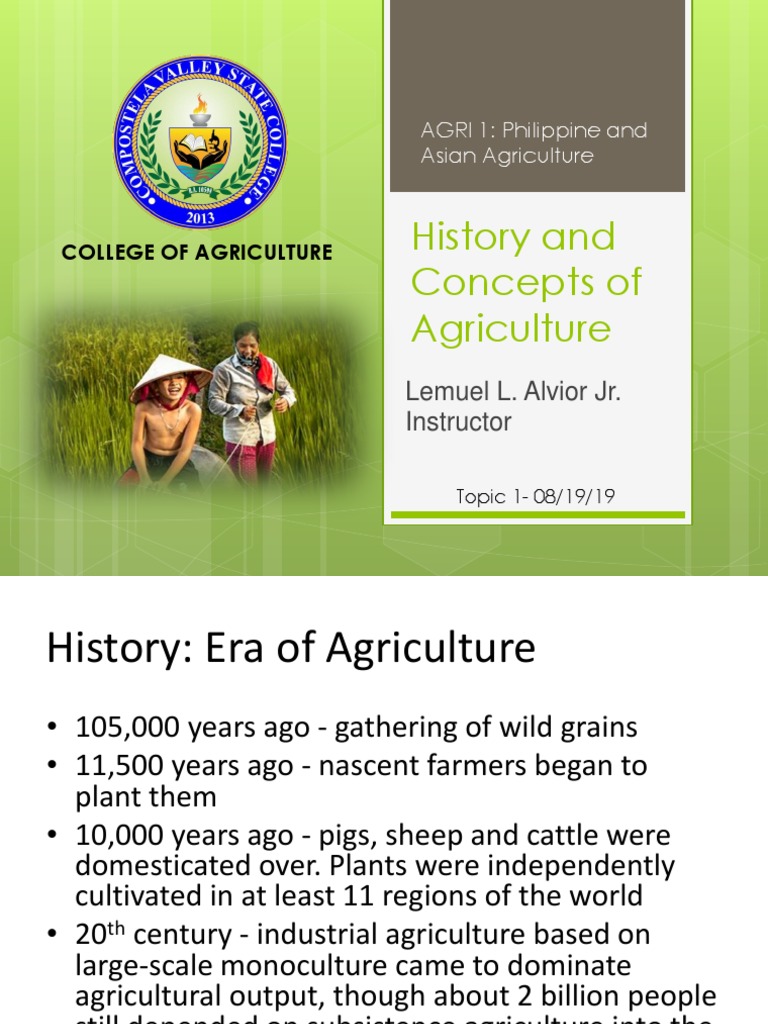 Key Concepts in Agricultural History | PDF | Cash Crop | Green Revolution