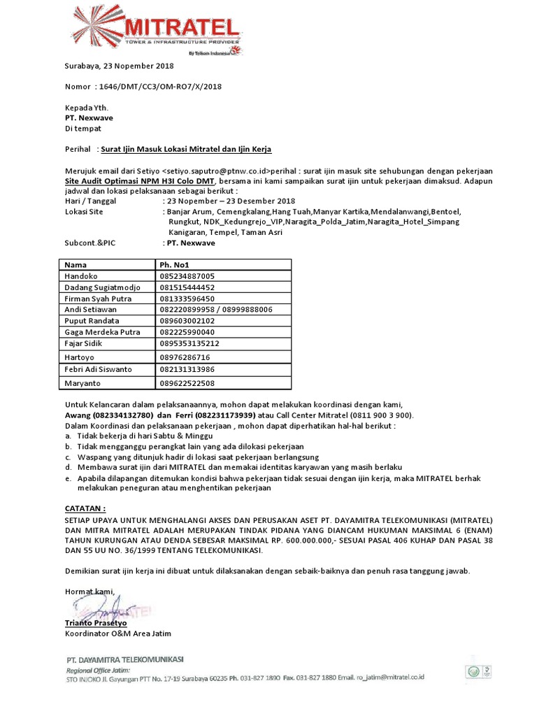 Contoh Permit Pdf Bisnis Komputer