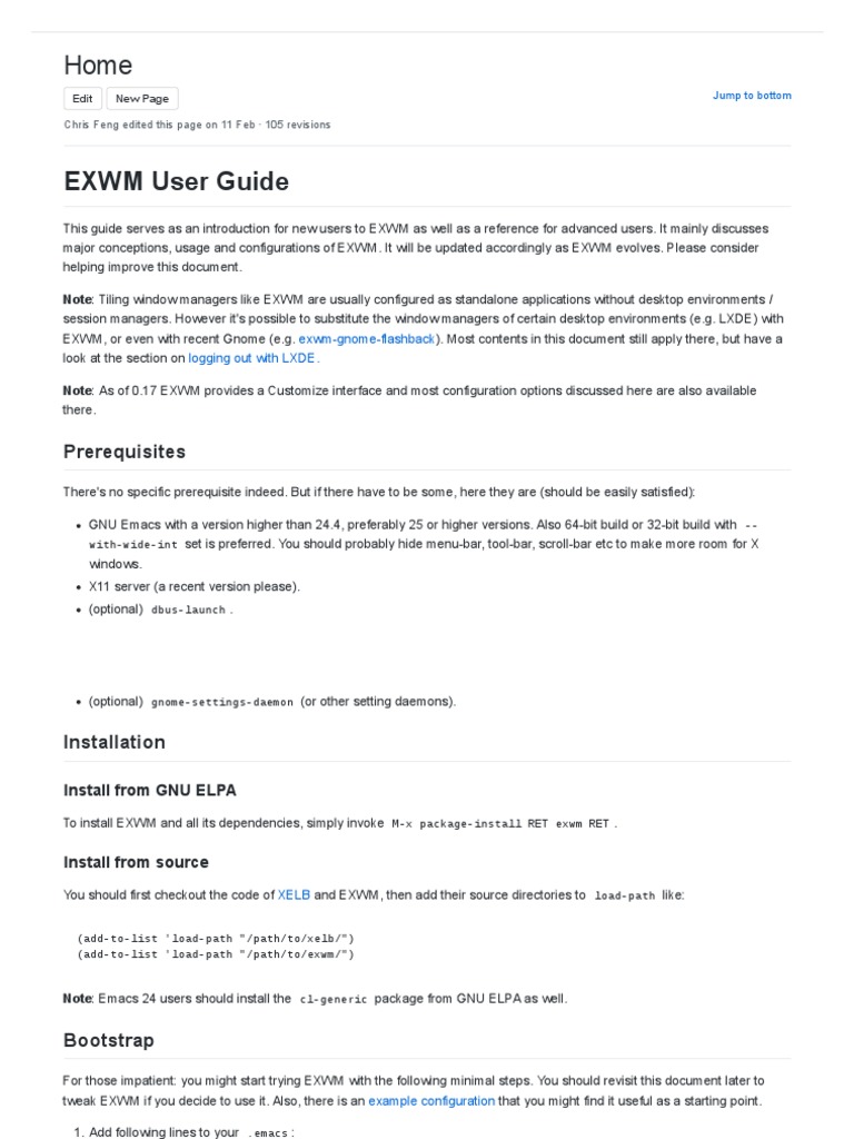 EXWM | PDF | Keyboard Shortcut | Human–Computer Interaction