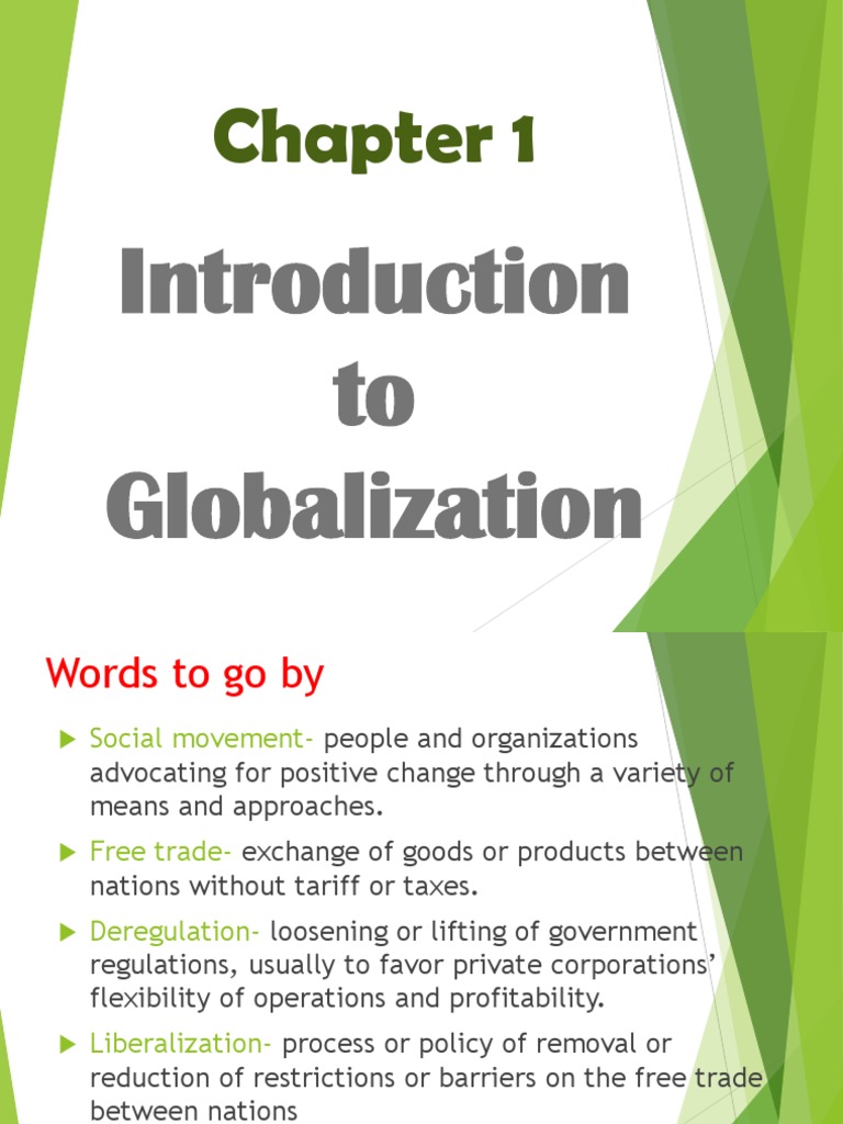 Module 1 Contemporary World | PDF | Globalization | Freedom Of Movement