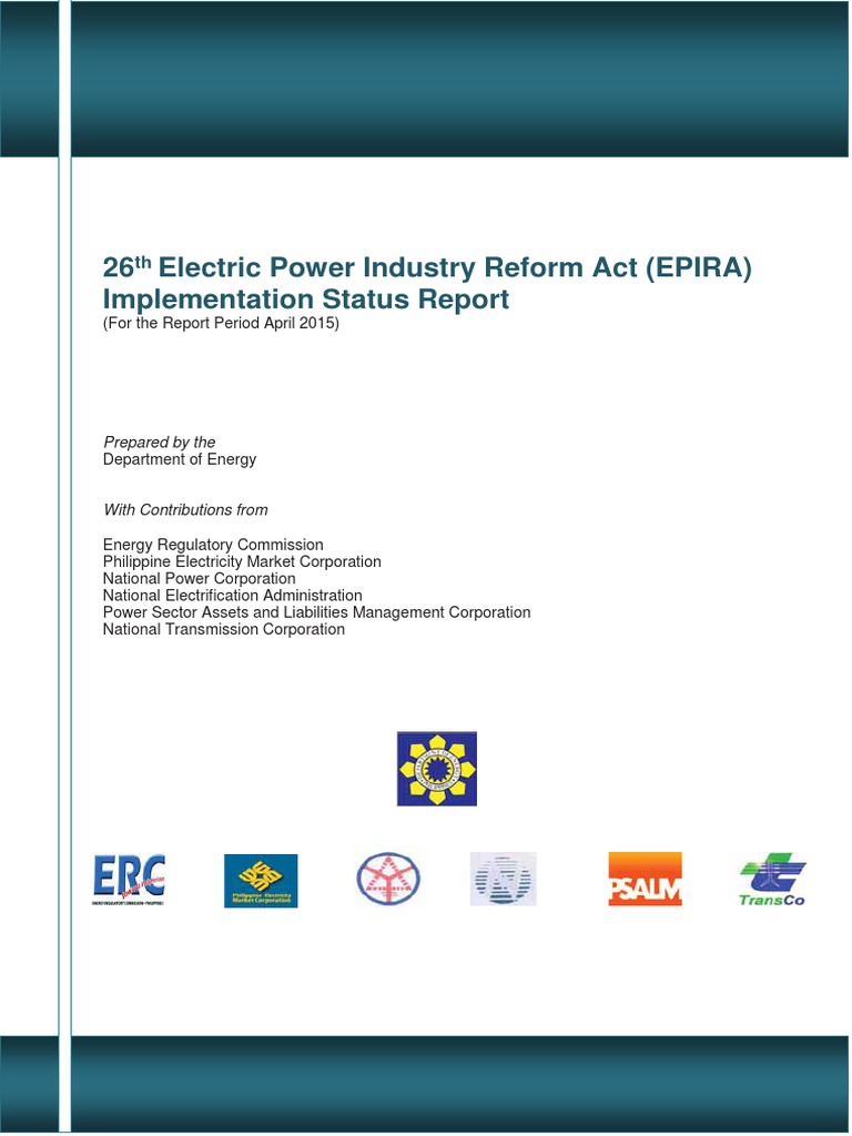 Epira | PDF | Electric Power Transmission | Electricity Generation