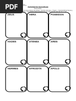 Sopa de Letras Dioses Griegos | PDF