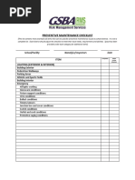 Church Building Maintenance Checklist | PDF | Vehicles | Truck