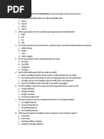 201: Health & Safety: Sample Questions Answer Guide | PDF | Personal ...