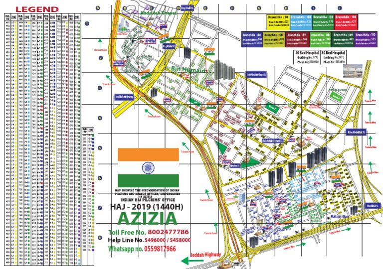 Azizia Building A+001 Map 2019 PDF | PDF