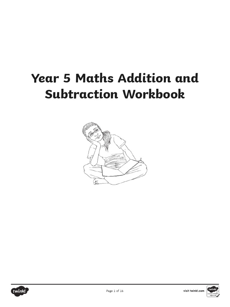 Year 5 Addition and Subtraction Workbook | PDF