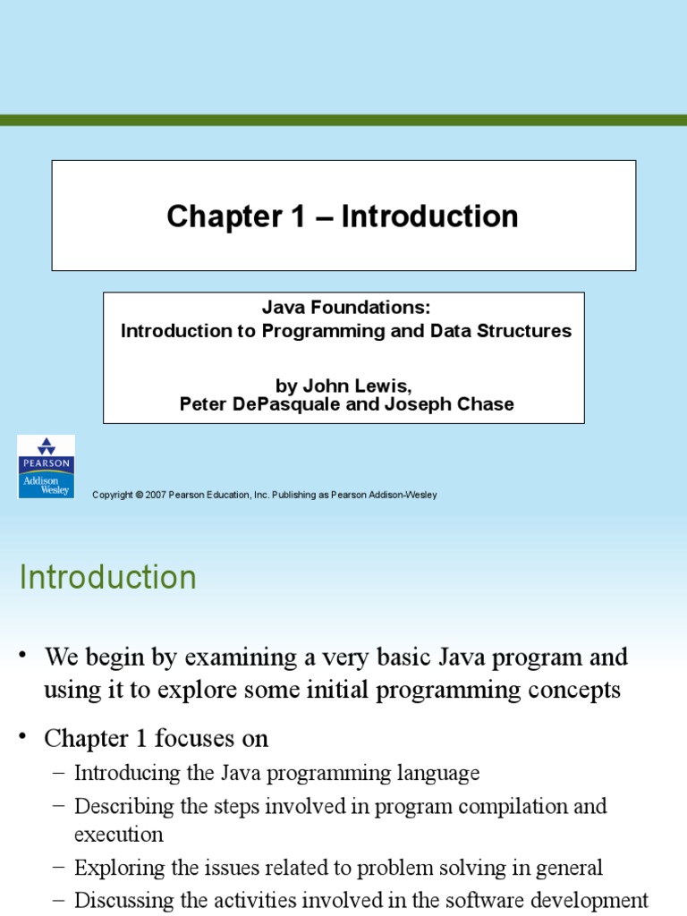 JAVA Introduction | Download Free PDF | Programming Language | Object Oriented Programming