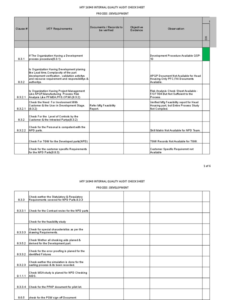 NPD Check Sheet | PDF | Verification And Validation | Business Process