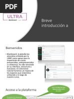 Tutorial Acceso Blackboard UVM | PDF