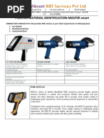 PMI Testing Procedure Guide | PDF | Construction | Welding