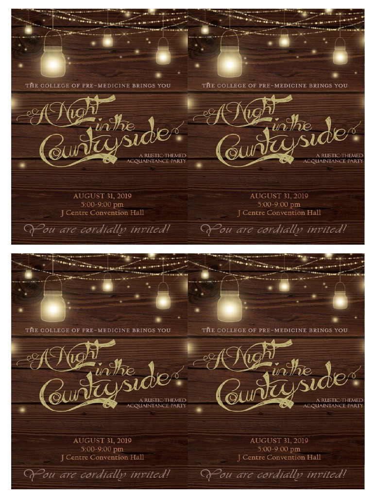 Final Invitation and Program | PDF