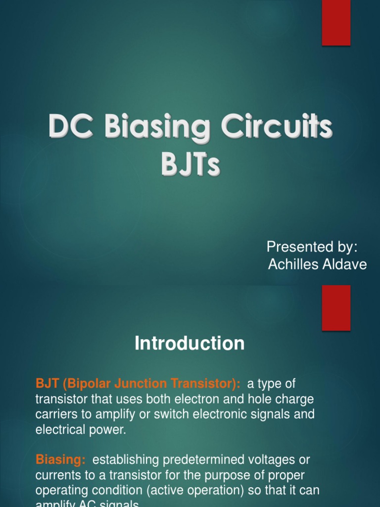 DC Biasing Circuits for BJTs | PDF | Bipolar Junction Transistor ...