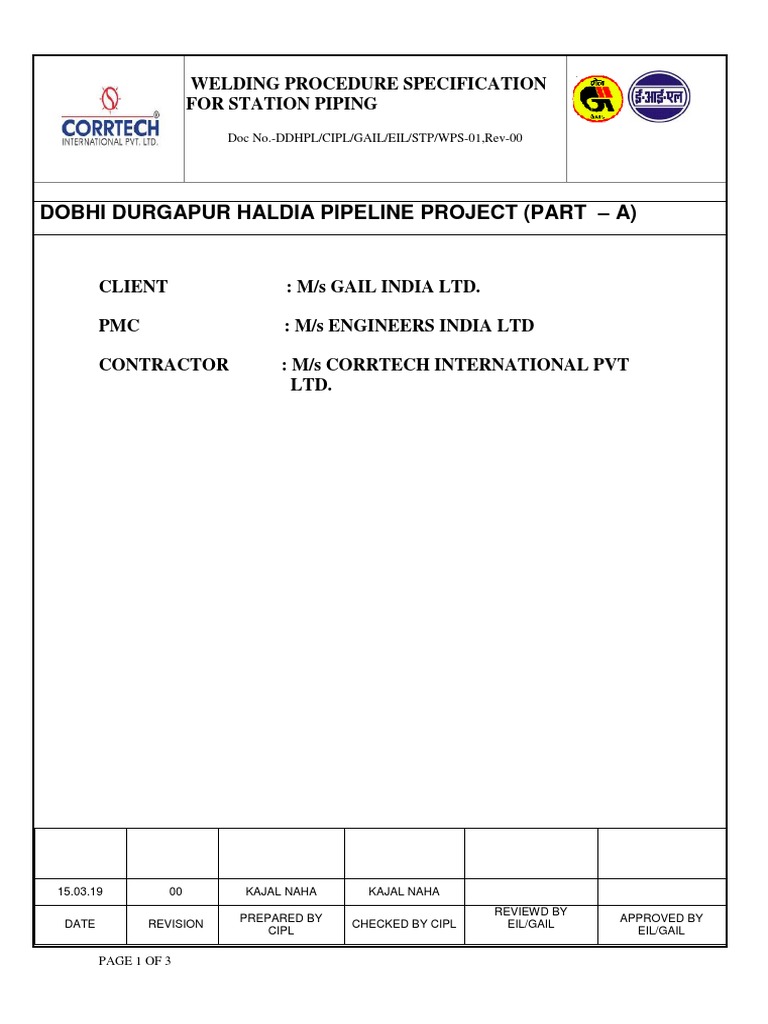 WPS-01 - Smaw+gtaw | PDF | Welding | Construction