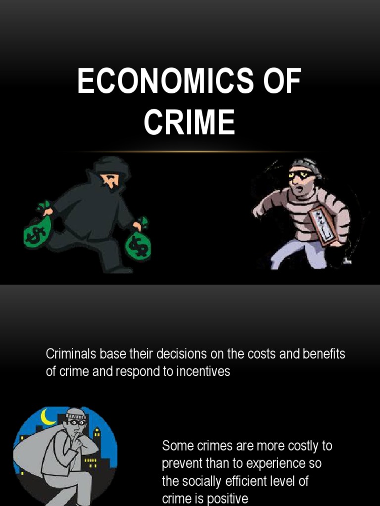 The Economics of Crime | PDF | Supply (Economics) | Crime & Violence