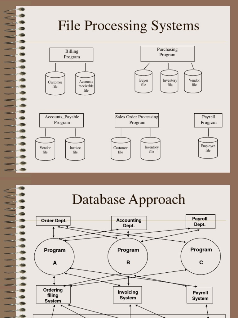 File Processing Systems: Billing Program Purchasing Program | Download Free PDF | Data Model ...