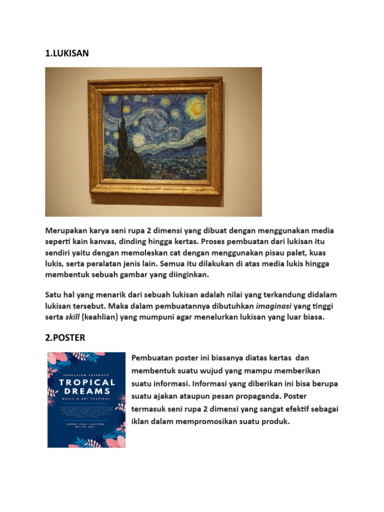 Karya Seni Rupa 2D | PDF