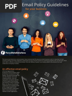 Corporate Email Usage Policy Template | PDF | Password | Malware