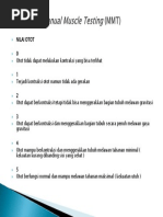 Pengukuran Manual Muscle Testing (MMT) | PDF | Kesehatan Holistik
