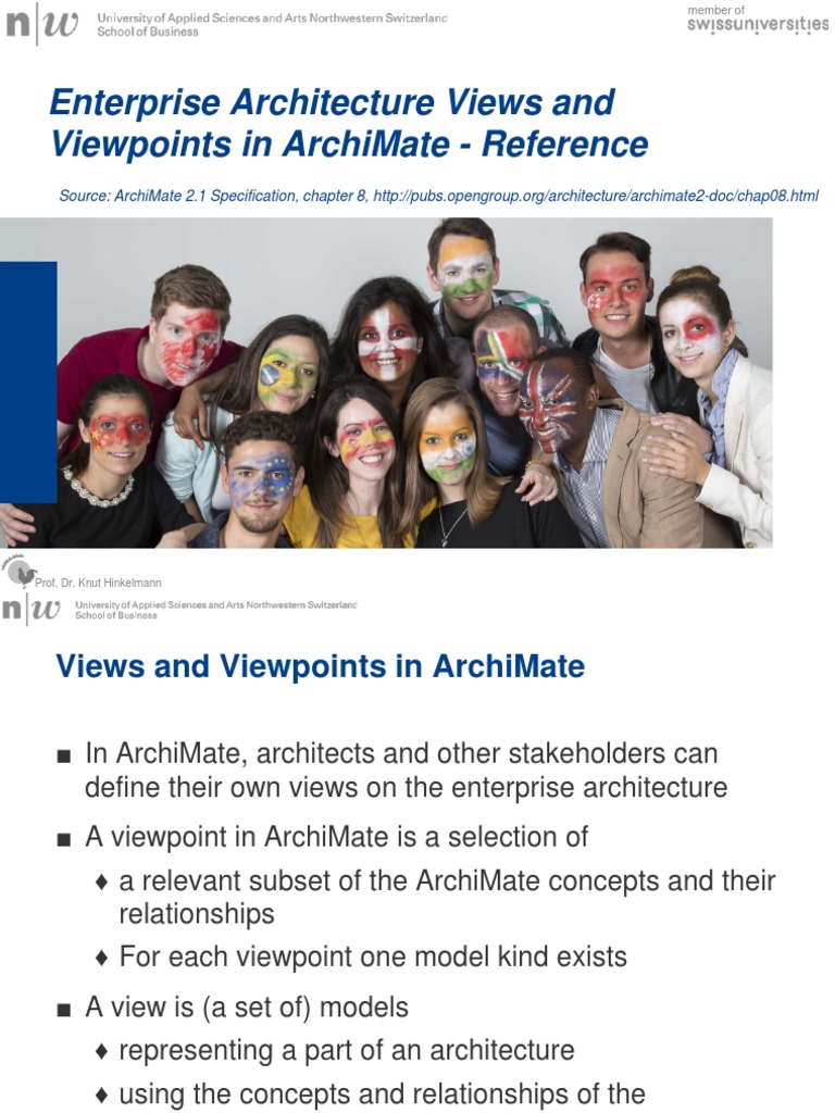 ArchiMate Views and Viewpoints | PDF | Business Process | Areas Of ...