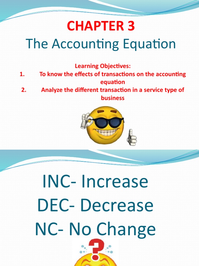 Understanding the Accounting Equation | PDF | Expense | Liability ...