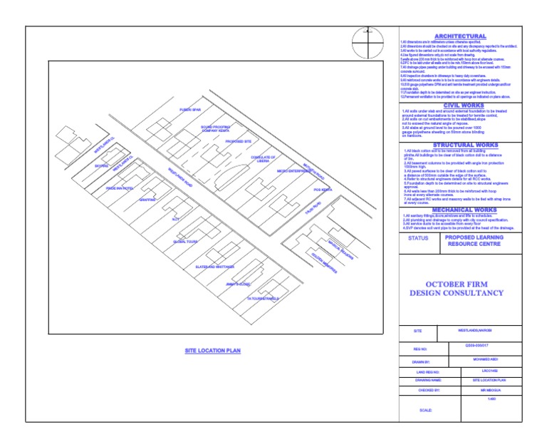 Block Plan | PDF | Architectural Elements | Building Materials