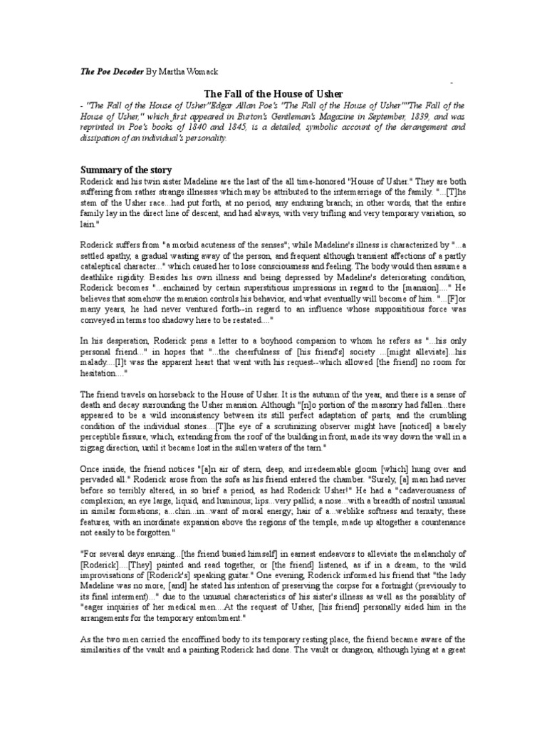 The Poe Decoder | PDF | Detective Fiction | Edgar Allan Poe