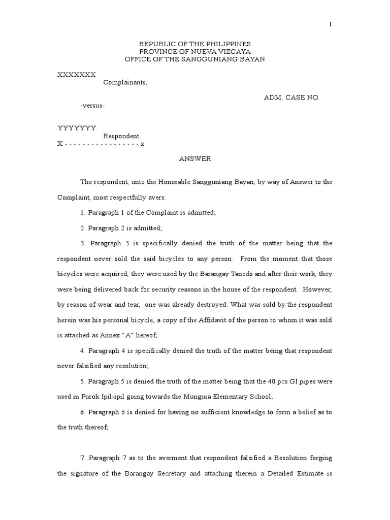 Response to Administrative Case No. | PDF | Public Law | Virtue