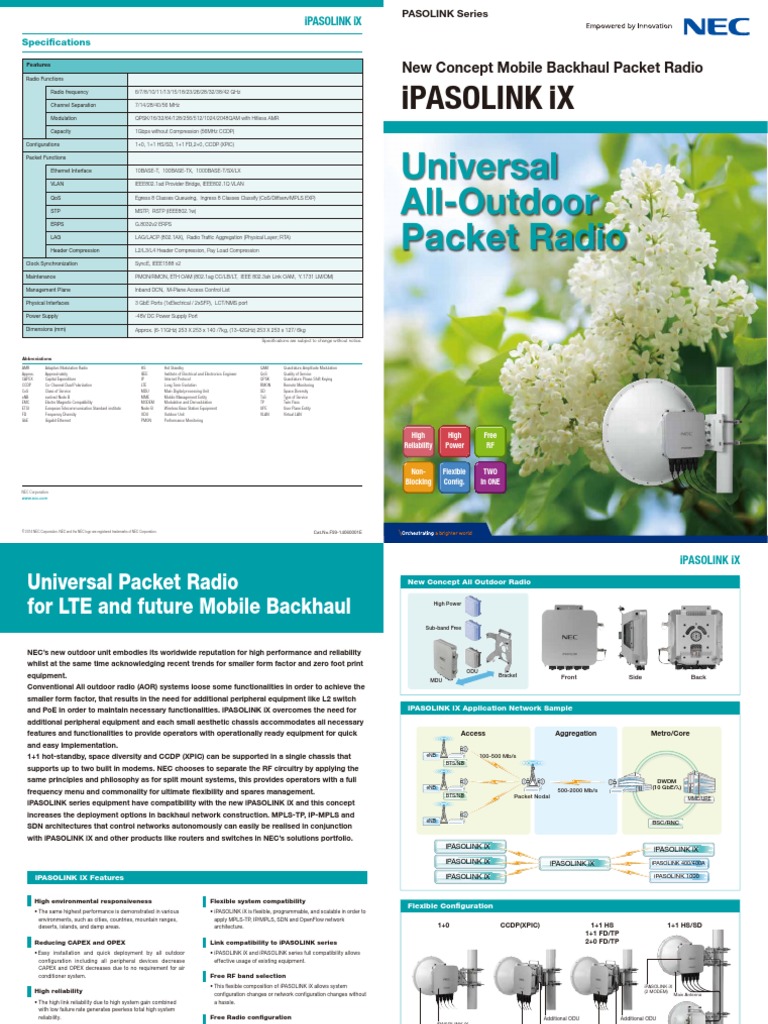 Catalog Ipaso Ix | PDF | Lte (Telecommunication) | Quality Of Service