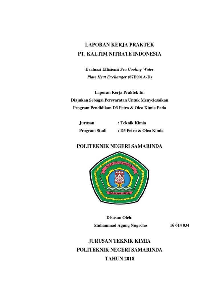 Laporan Kerja Praktek | PDF | Teknologi & Rekayasa